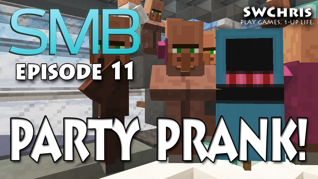 Minecraft Prank Wars - Villager Dance Party - SMB Server S3E11 (1080p ...
