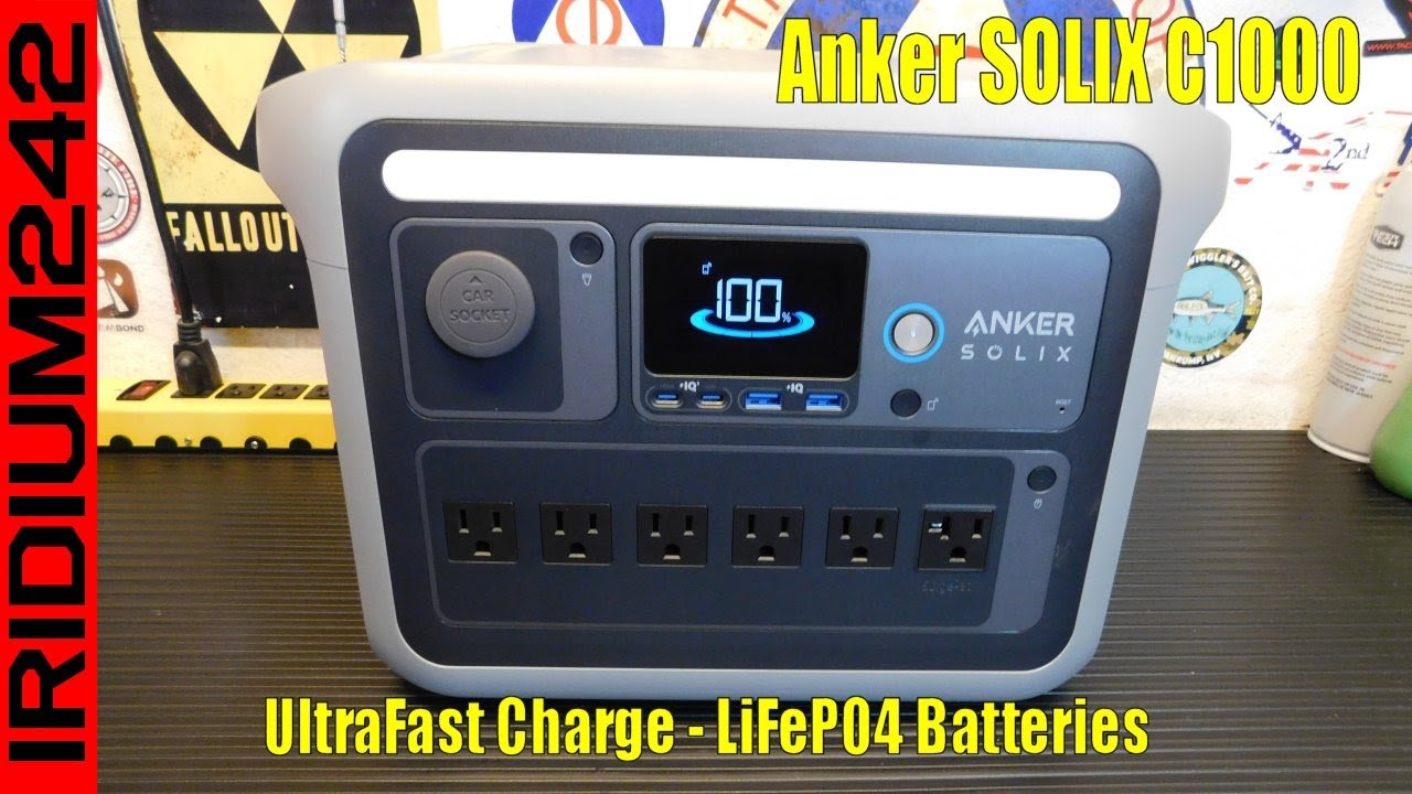 High capacity Power On the Go - Anker SOLIX C1000 Portable Power ...
