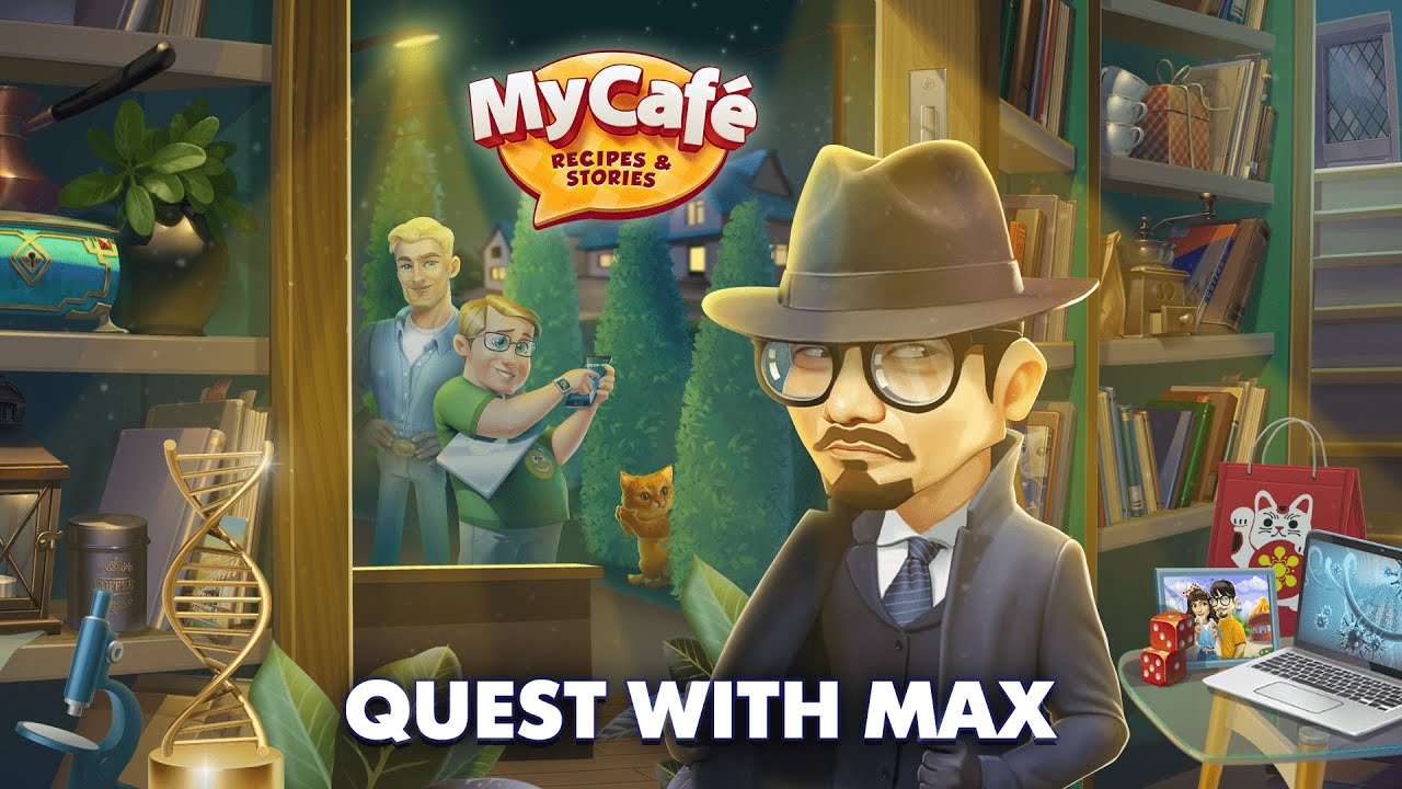 My Cafe Game: Quest with Max - YouTube