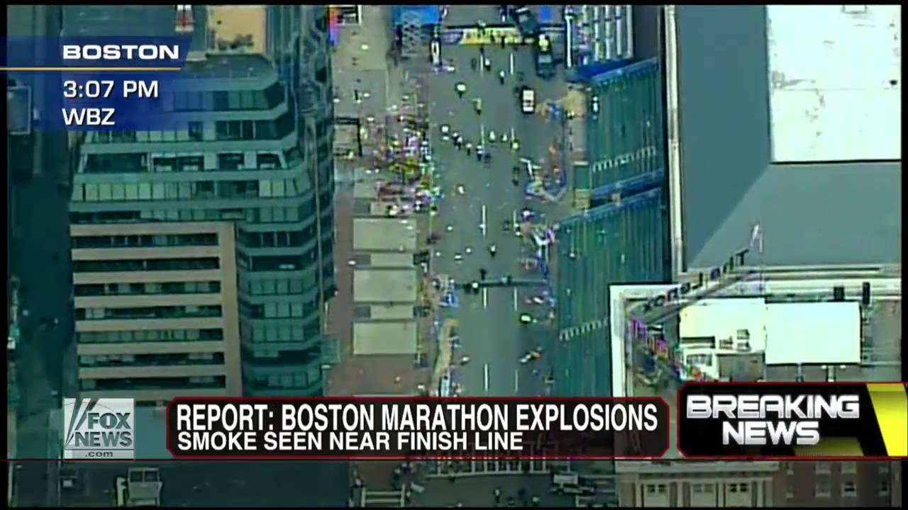 America : Terrorist Attack at the Finish Line of the Boston Marathon ...