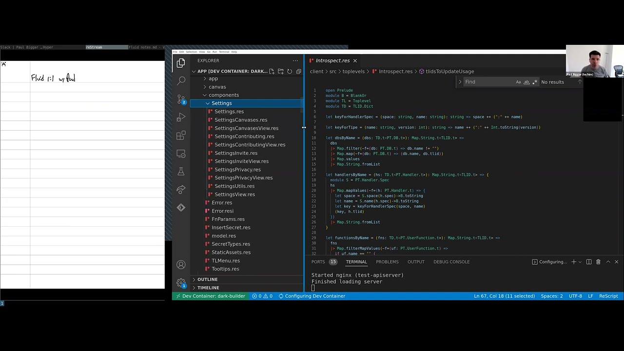 Discussion of the code structure of the client/editor - YouTube