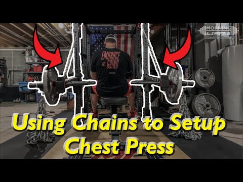Using CHAINS to Setup for Lever Arm Chest Press - DIY - YouTube