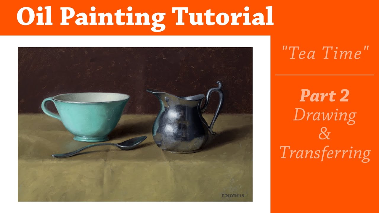 Drawing & Transferring (designing your oil painting) - YouTube