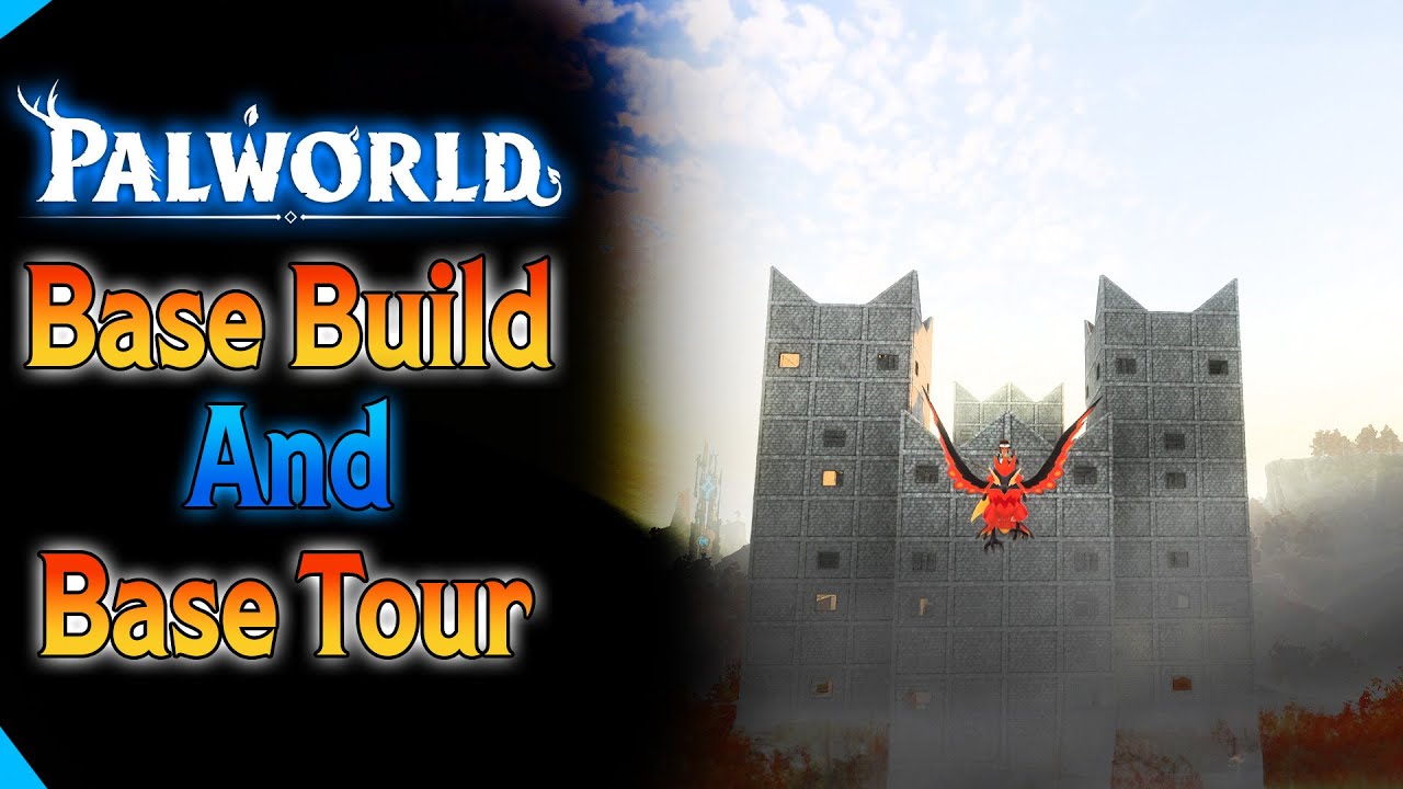Large Castle Base For Groups Or Solos | Palworld - YouTube