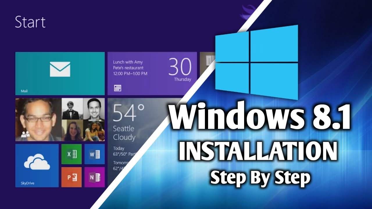 How To Install Windows 8.1 Step By Step In Hindi | Windows 8.1 Kaise ...