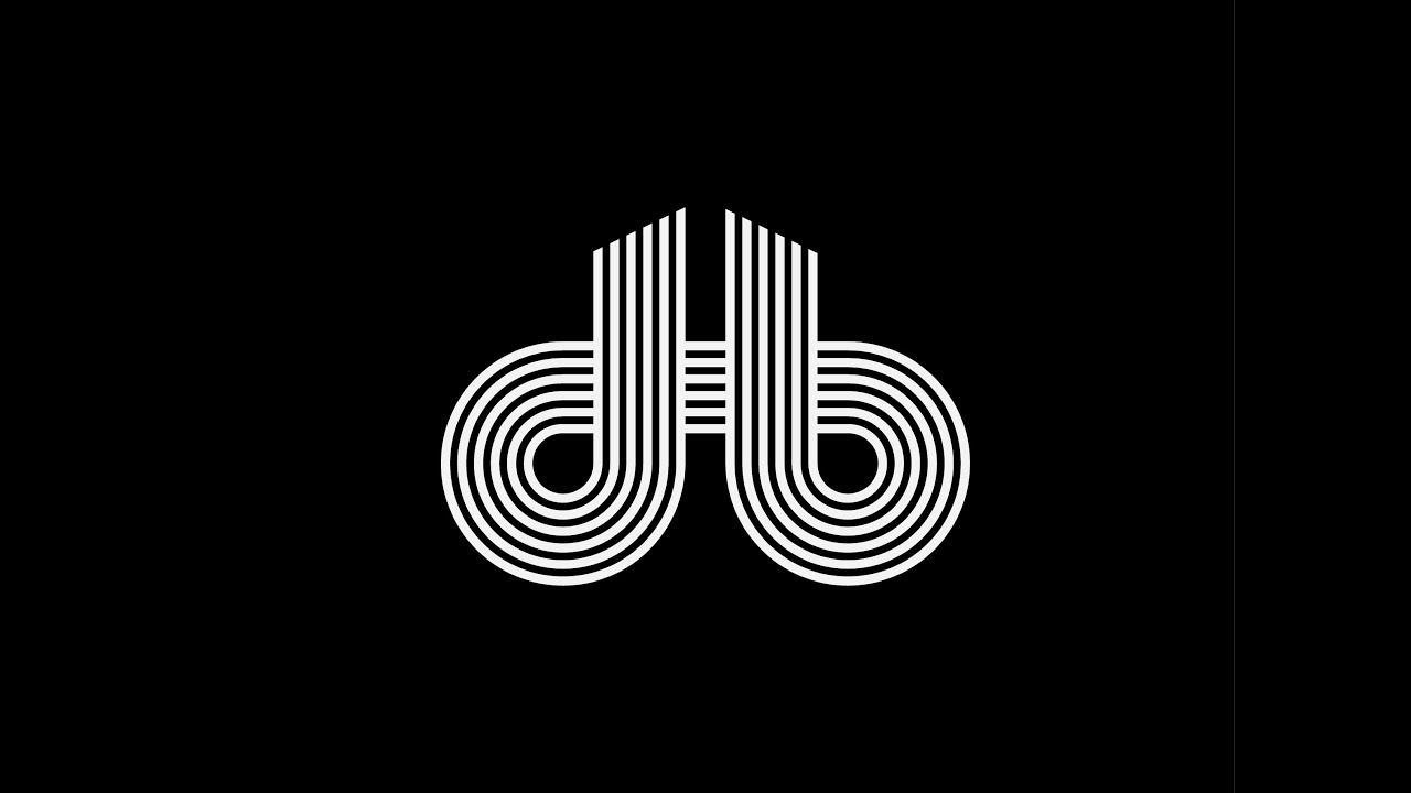 How to design DB Monogram Logo with adobe Illustrator I Ar_art - YouTube