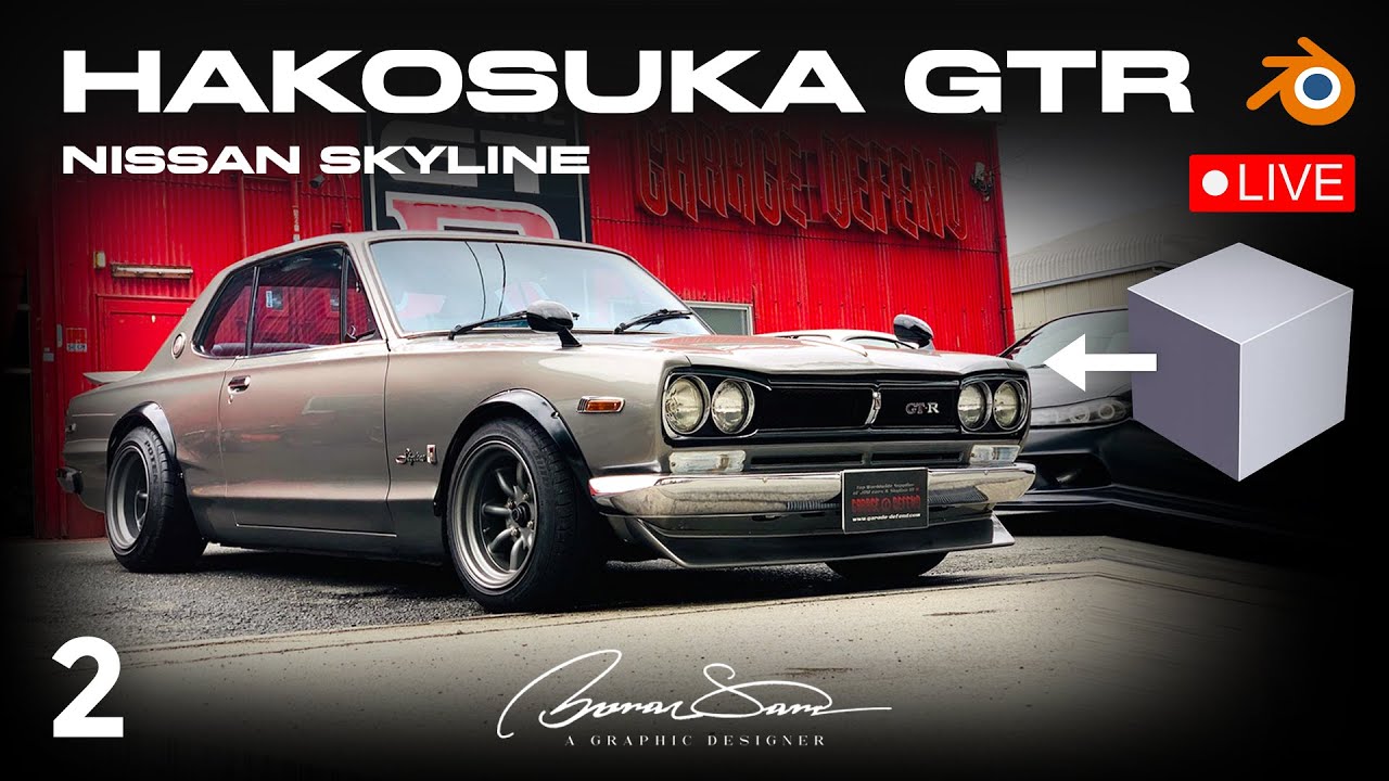 Nissan Skyline Hakosuka GT-R - Part 2 Blender #nismo #nissangtr # ...