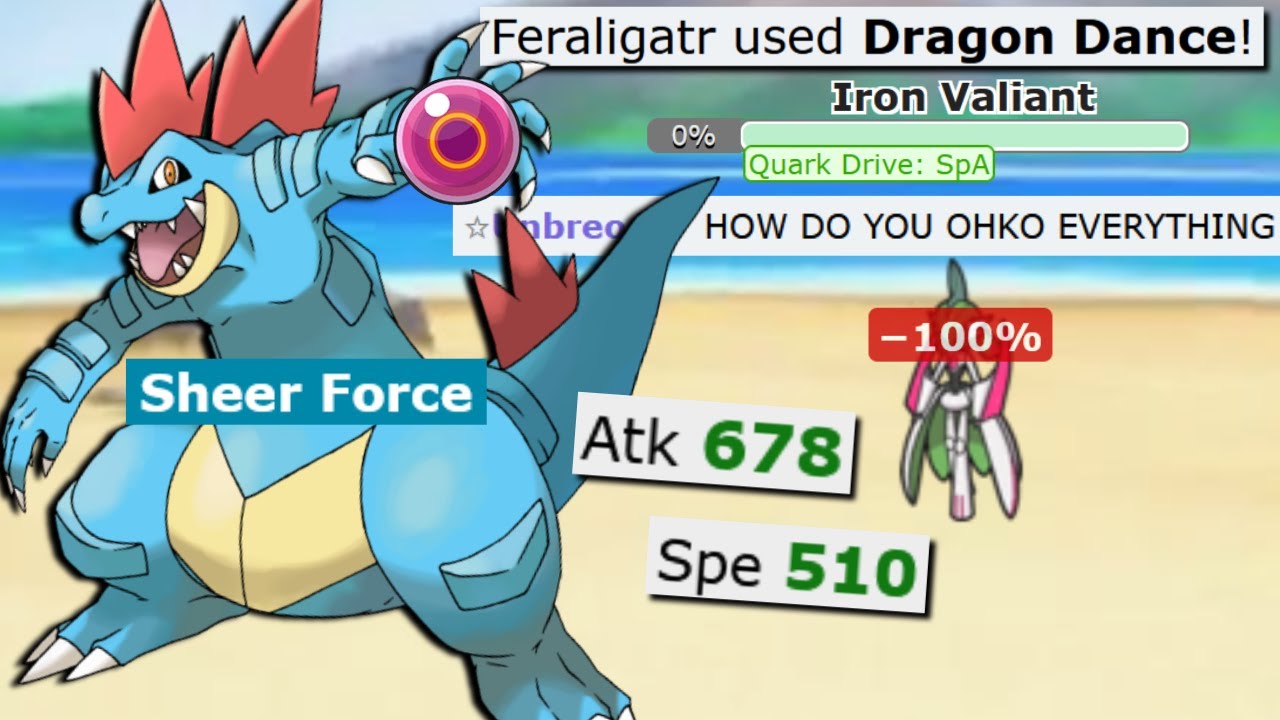 SHEER FORCE LIFE ORB FERALIGATR IS AMAZING IN POKEMON SCARLET AND ...