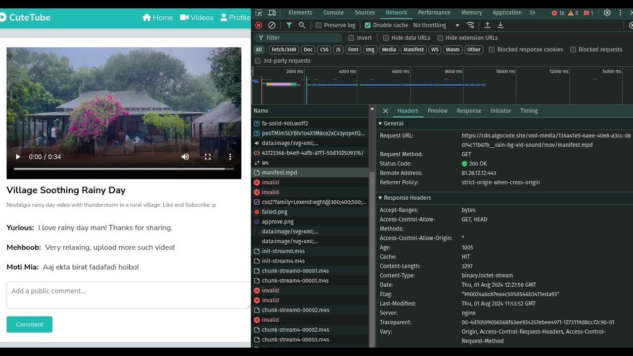 CuteTube - A Video On Demand (VoD) Backend Solution Just Like YouTube - YouTube