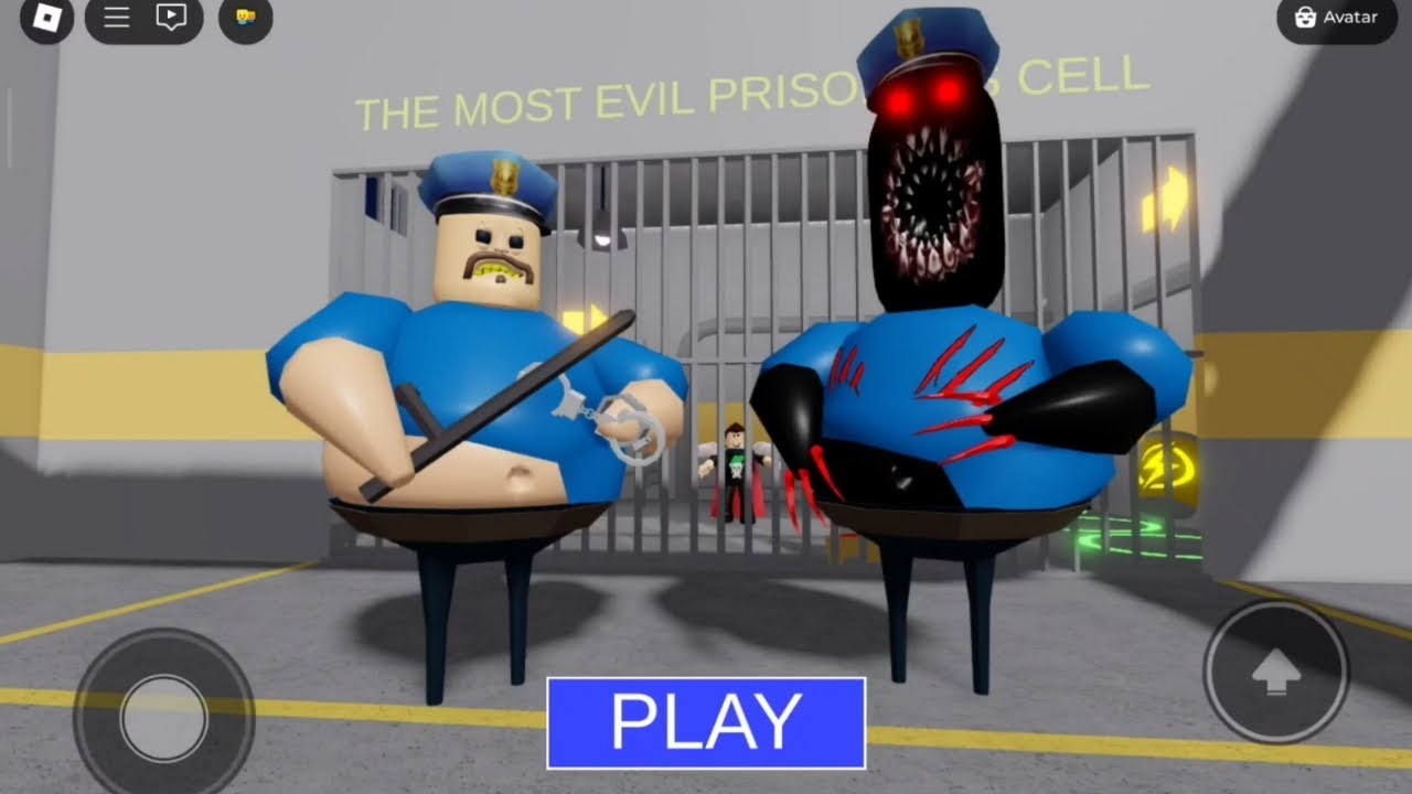 Police Barry's Vs Barry's Exe In Barry's Prison Run! (Scary Obby) Epic ...