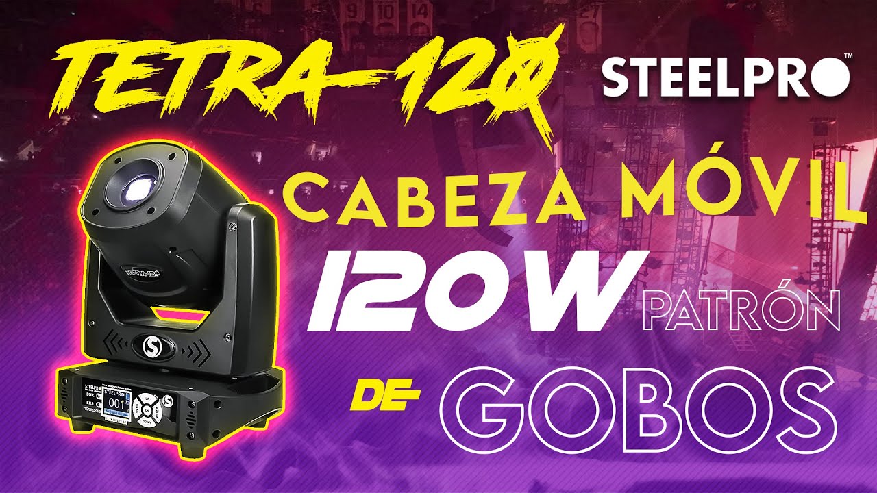 CABEZA ROBÓTICA / LED SPOT/ 120 WATTS / TETRA - 120 / PRISMA DE 3 CARAS ...