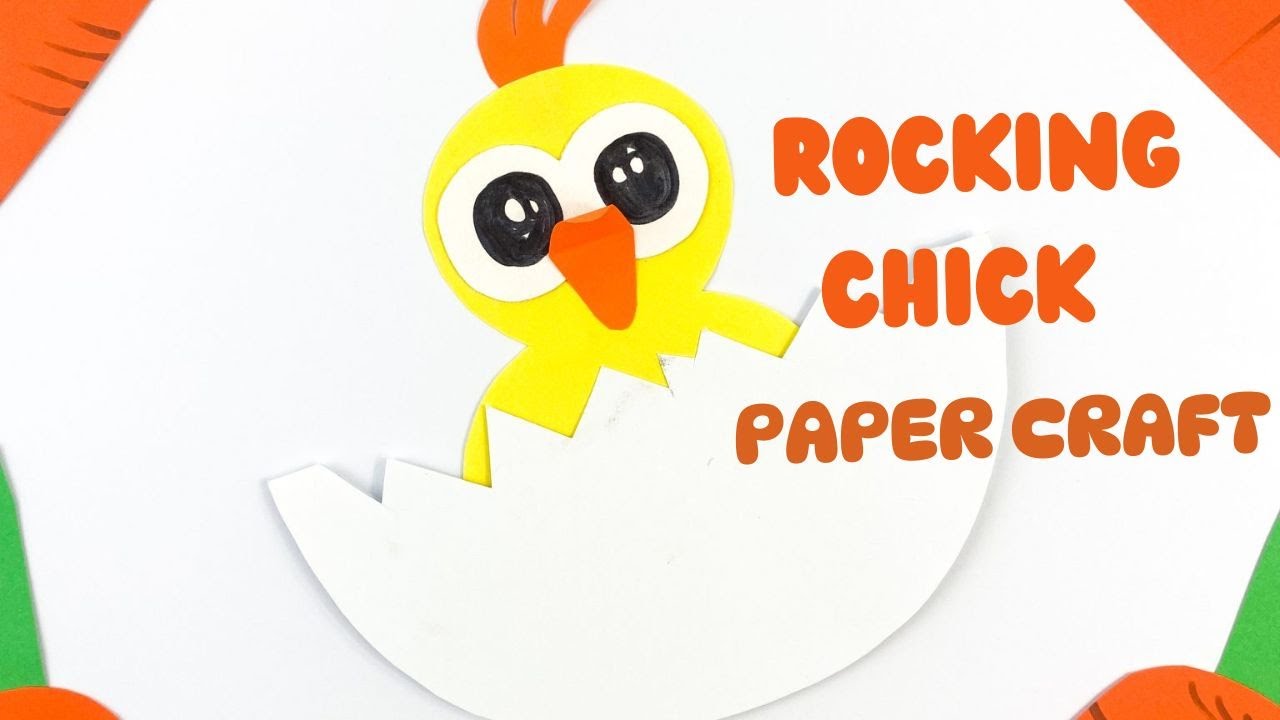 Rocking Chick Paper Craft - YouTube