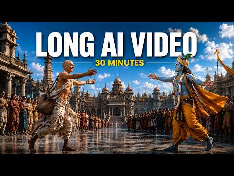 Create 30 Minute Long AI Videos for FREE Like @sarvatrahindutva | Full Workflow