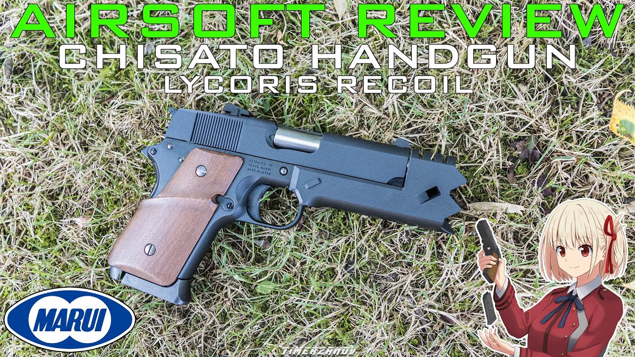 Airsoft Review #371 Tokyo Marui Chisato Handgun Lycoris Recoil Limited ...