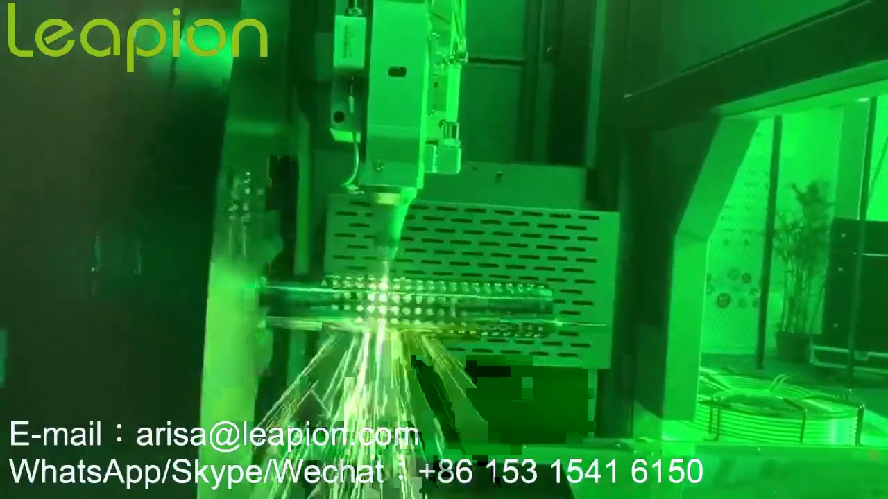 LF-AT auto loading tube cutting machine working on stainless steel ...