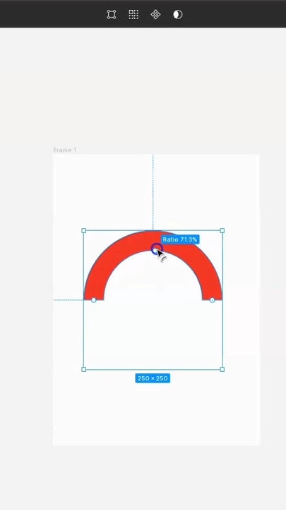 Half circle in figma#circle #figma #drawing #figmaanimation # ...