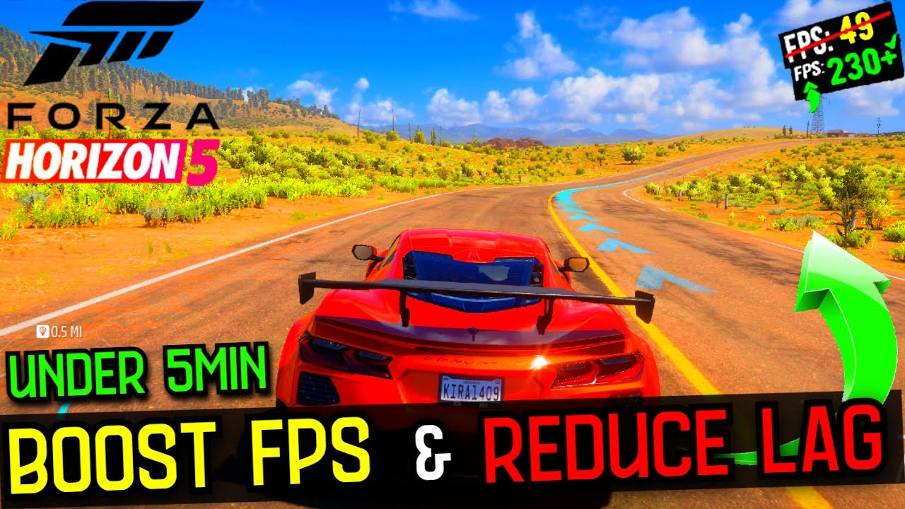 Forza Horizon FPS Boost Guide | Fix LAG & Stutters | Low End PC | *BEST ...