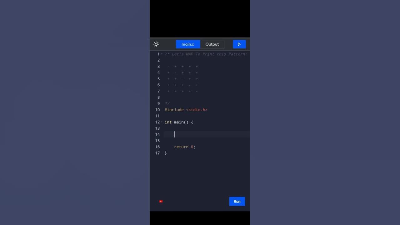 Day 5/25 : Pattern Printing in C Language |@CODEDreamer7 | #coding_ka_keeda #shorts - YouTube