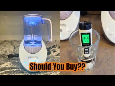 PIURIFY Hydrogen Water Pitcher 50 Oz: Unboxing Review & Water Test
