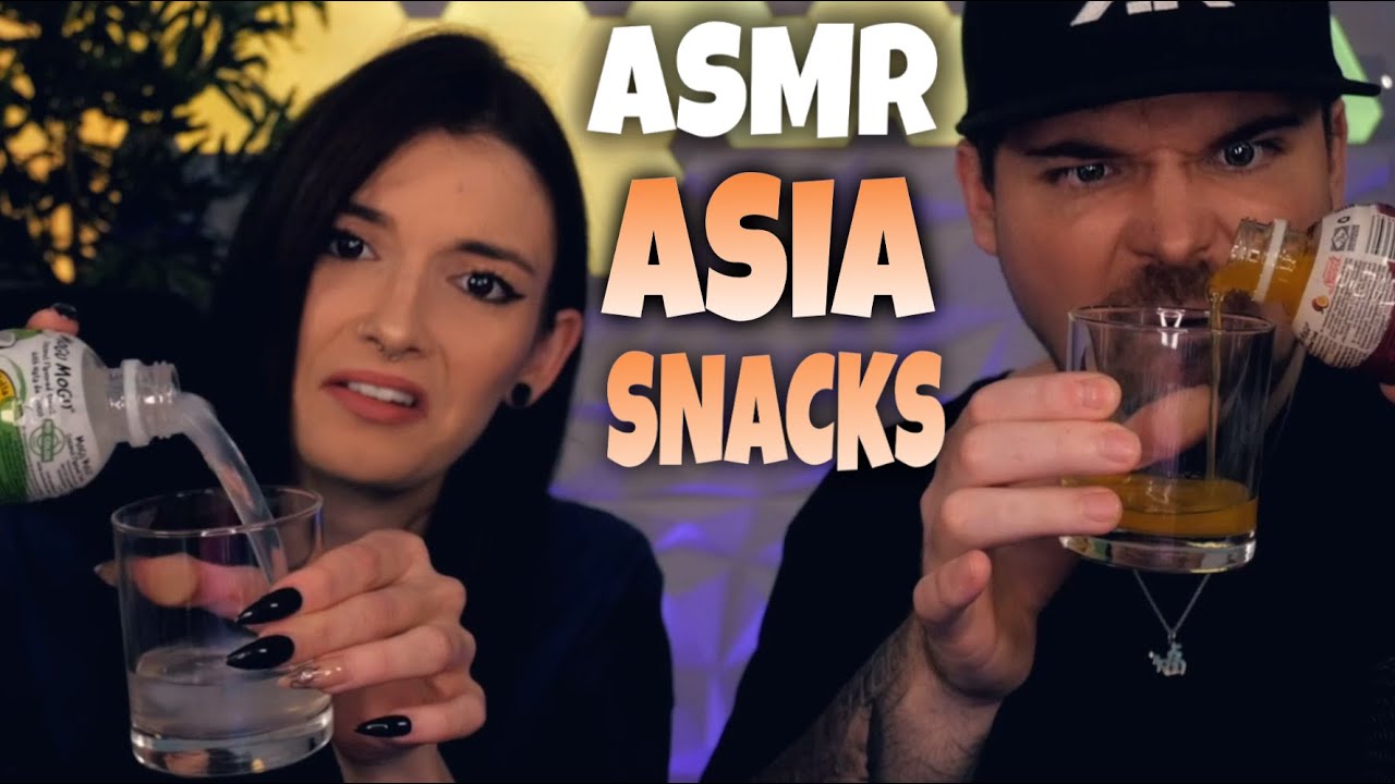ASMR Wir testen ASIA Snacks XXL | deutsch - YouTube