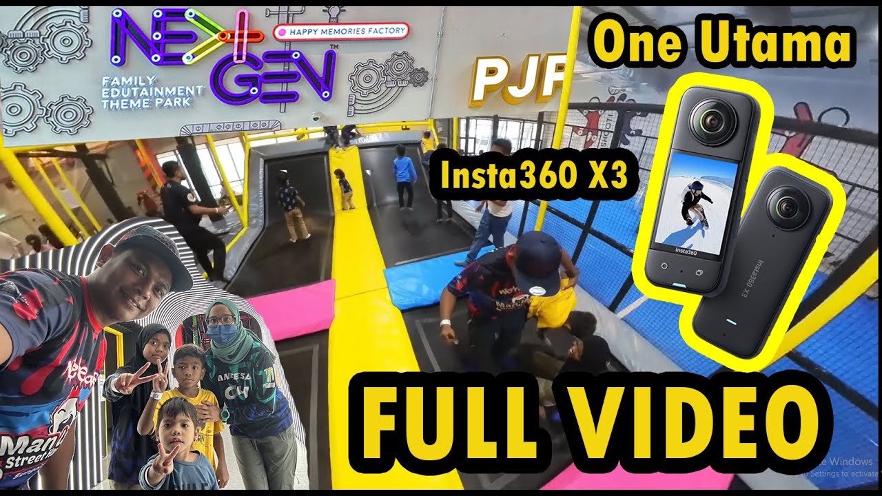 NEXT GEN ONE UTAMA- INSTA360 X3 review ( FULL VIDEO) INDOOR THEMEPARK ...