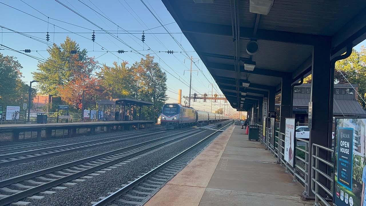 Sunday Evening Action at North Elizabeth with Amtrak and New Jersey ...