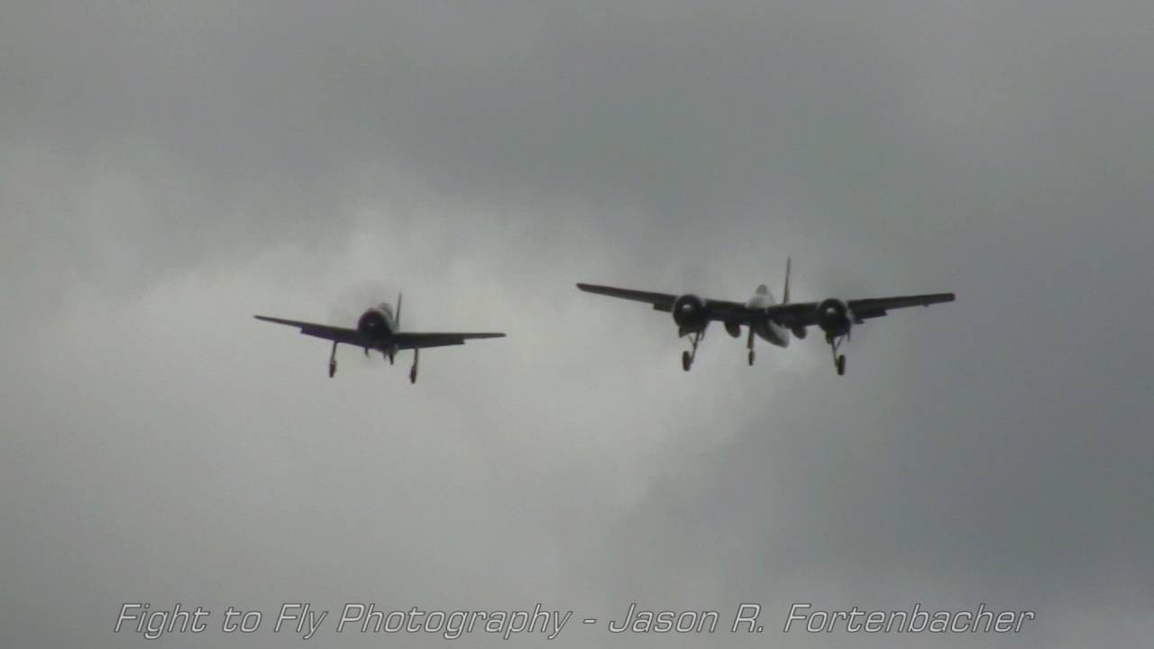 Grumman F7F Tigercat and F8F Bearcat - Aviation Day 2016 - YouTube
