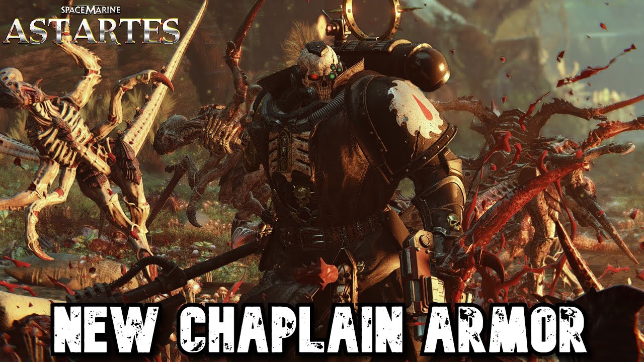 FLESH TEARERS CHAPLAIN!! NEW ARMOR!!- Warhammer 40K:Space Marine 2 ...