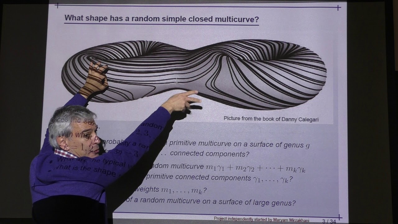 Anton Zorich -- Bridges between flat and hyperbolic enumerative ...