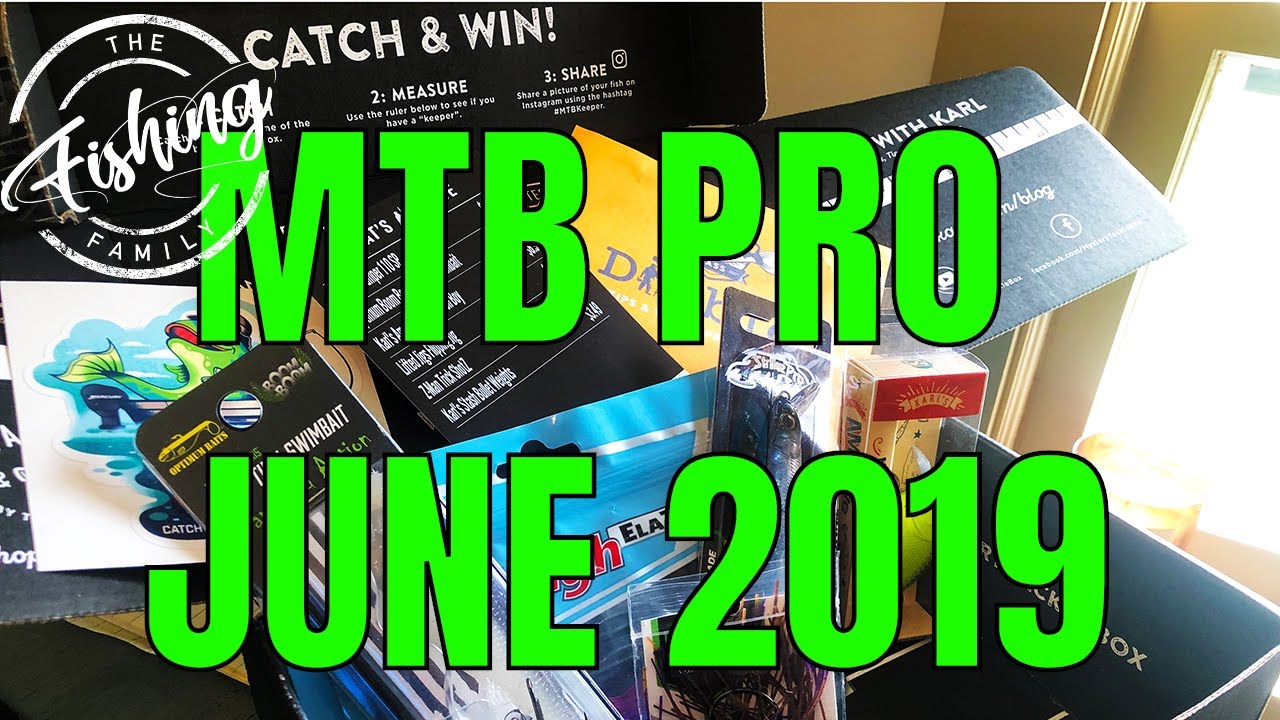MTB Unboxing June 2019 *MTB PRO BASS BOX* Mystery Tackle Box Pro - YouTube