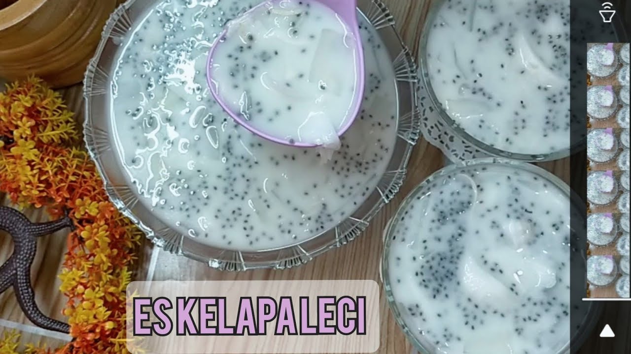 CARA MEMBUAT ES KELAPA LECI II dengan rasa yang mewah II How to make ...