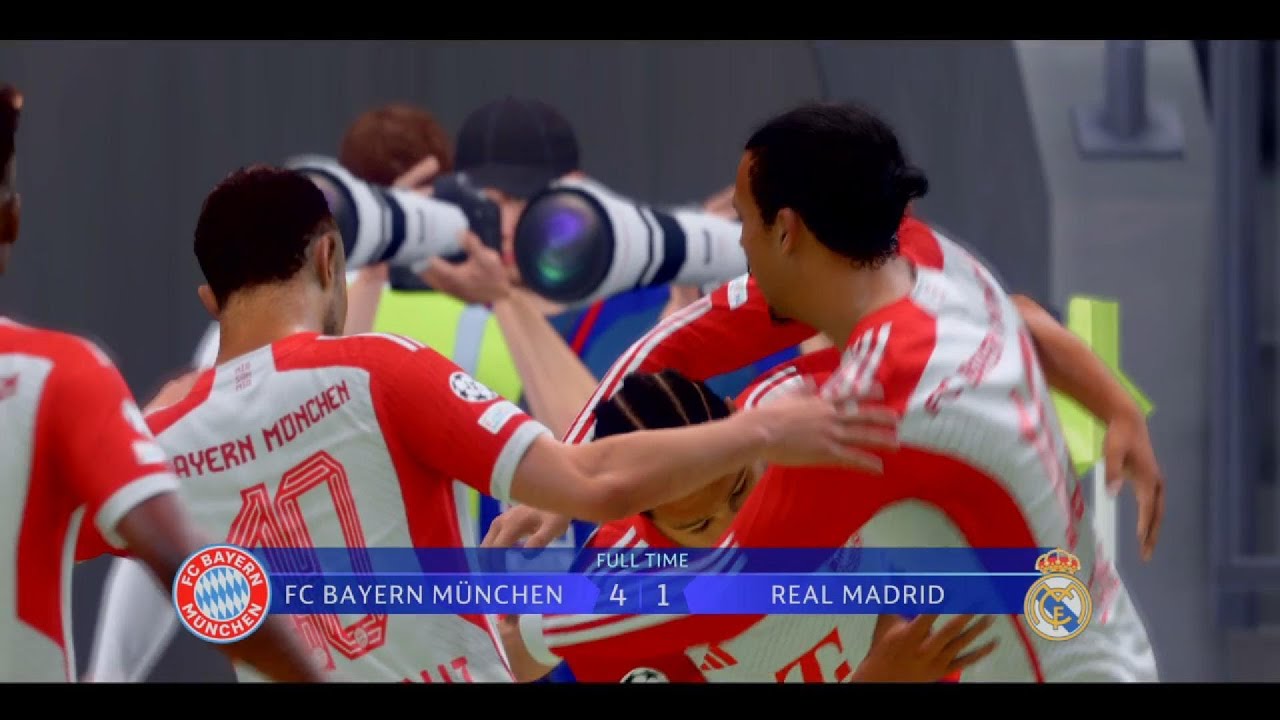 HIGHLIGHT BAYERN MUCHEN VS REAL MADRID : PS4 || FIFA 24 UCL #football #gameplay #fifa #seriea # ...