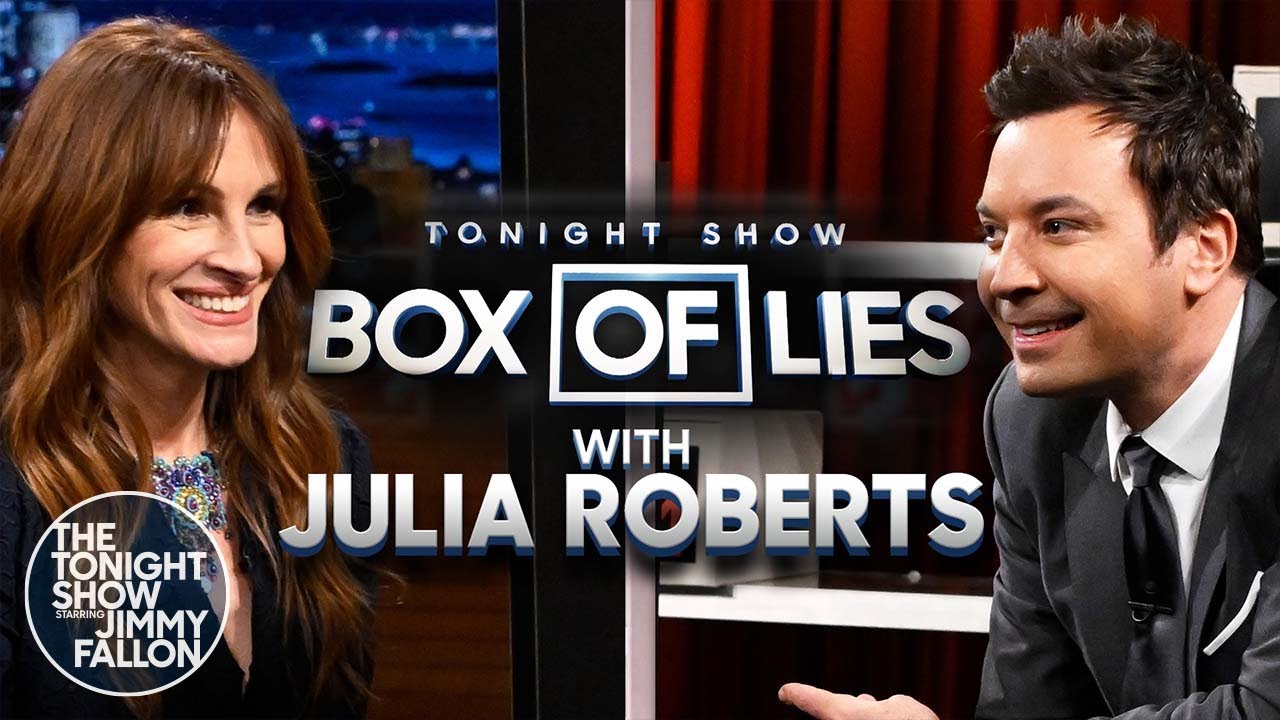 Box of Lies with Julia Roberts | The Tonight Show Starring Jimmy Fallon ...