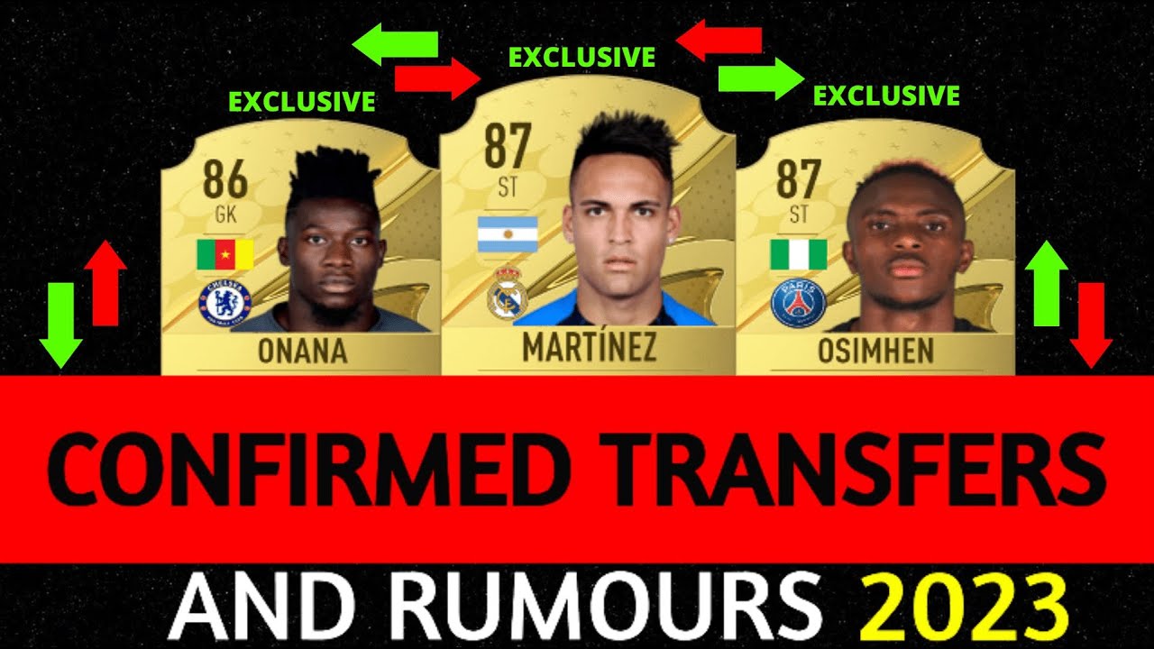 FIFA 23 | NEW CONFIRMED TRANSFERS & RUMOURS! 🔥 ft. Onana, Martinez… etc ...