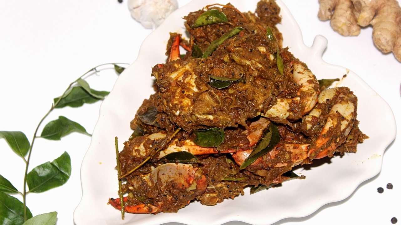 Kerala style Crab Roast without Coconut | Nadan Njandu Masala | Njandu ...