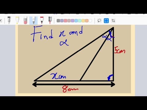 How to Calculate Unknown angle in right angle triangle #maths #physics ...