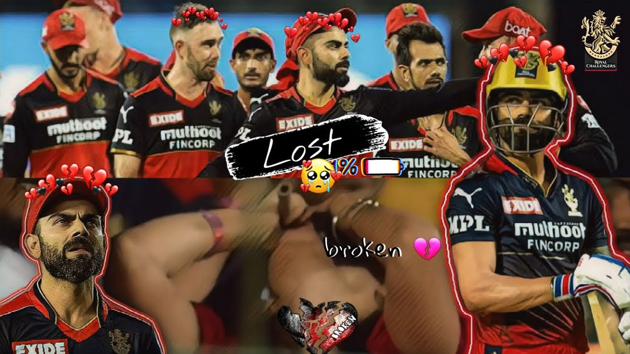 ️ RCB LOSE 💔🥀 vs CSK 💛 IPL 2023 | "THE WARRIORS" SAD WHATSAPP STATUS ...