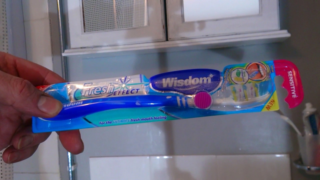 Wisdom fresh effect sensitive toothbrush unboxing demo - YouTube