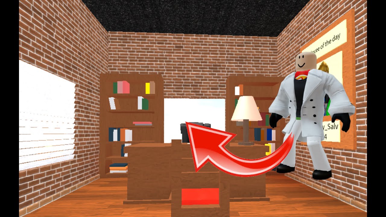Come entrare nella stanza del manager su work at a pizza place Roblox ...