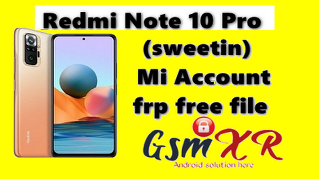 Redmi Note 10 pro mi Account unlock - YouTube