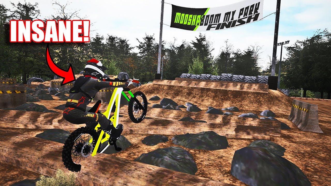 RIDING A LITERAL MOUNTAIN BIKE IN MXBIKES!? (INSANE) - YouTube