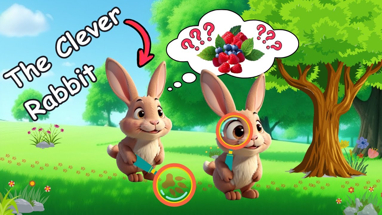 Robbie the Clever Rabbit | Berry Adventure | Animated Stories for Kids ...
