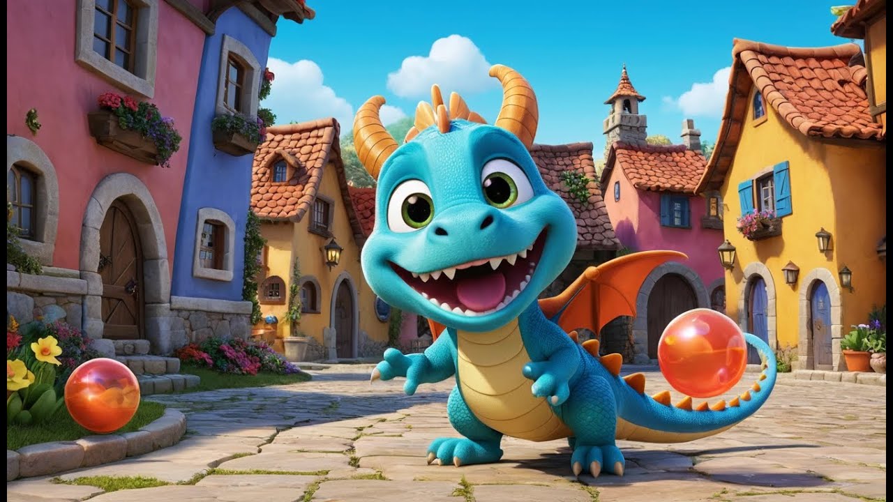 Dizzy the Dragon Wants to Play | Fun Nursery Rhyme for Kids | Sing ...