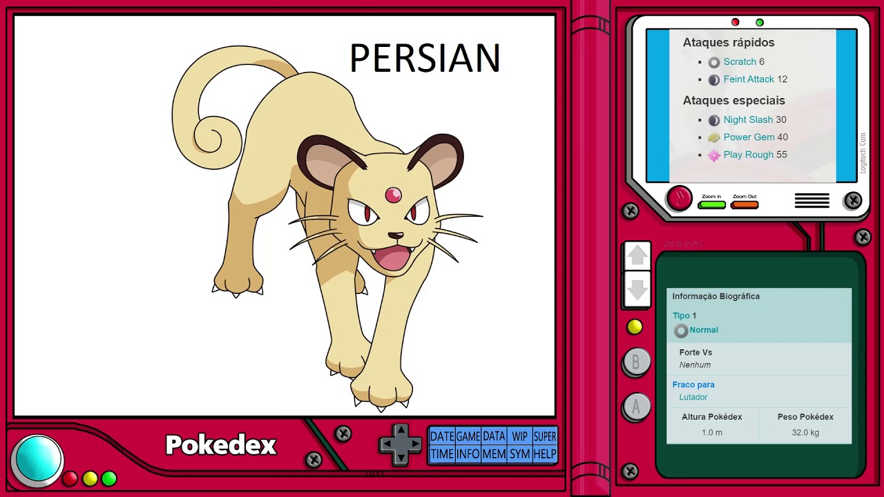 POKEDEX 53# PERSIAN - YouTube
