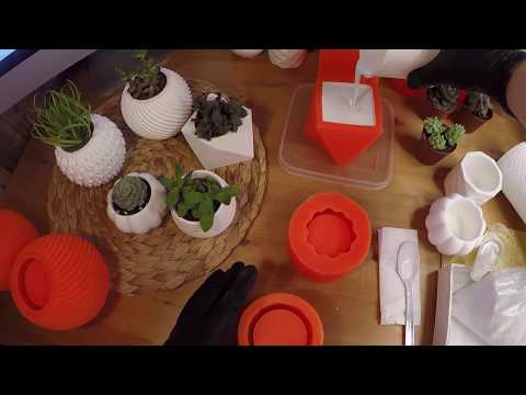 Evde Kolay Saksı Yapımı - Harika Kokulu Taş Vazolar