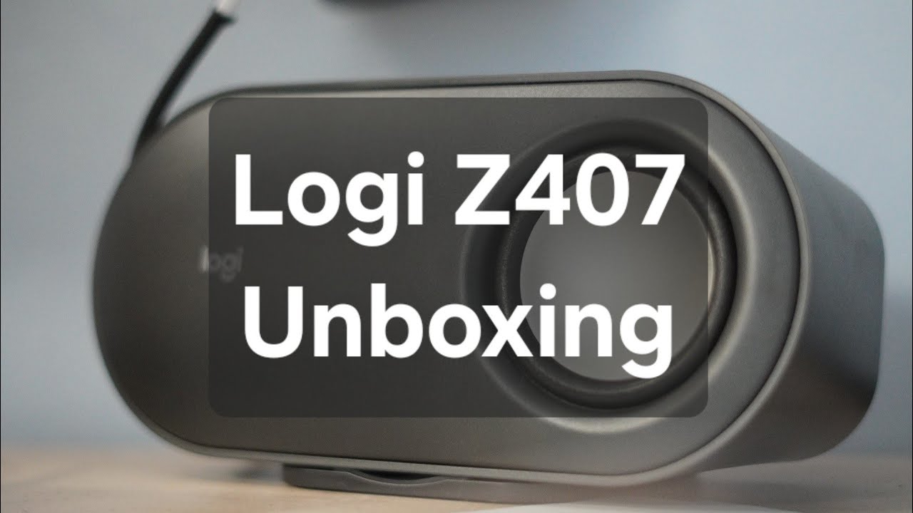 Logi Z407 (Mini-) Unboxing - YouTube
