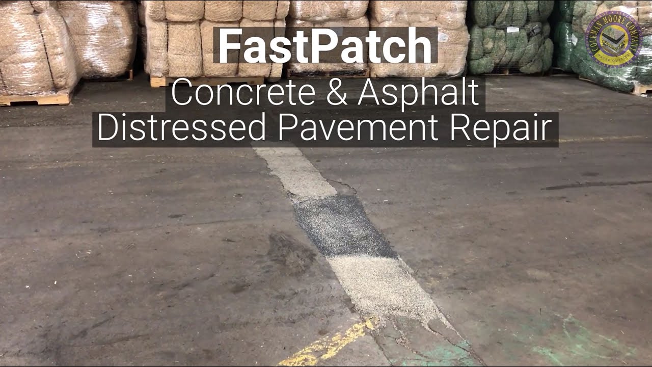 FastPatch DPR - Warehouse Spall Repair - YouTube