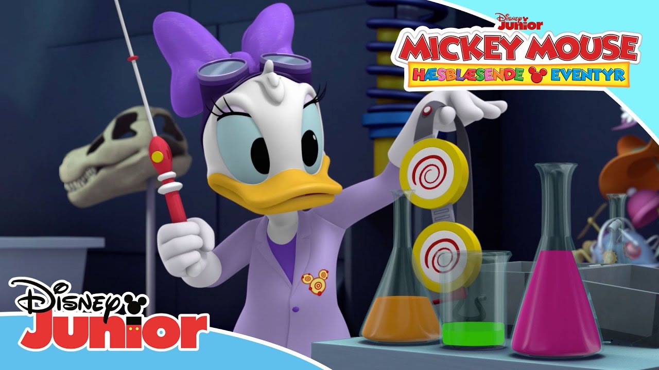 😮 Andersine gør Minnie mindre! | Mickey Mouse Hæsblæsende Eventyr ...