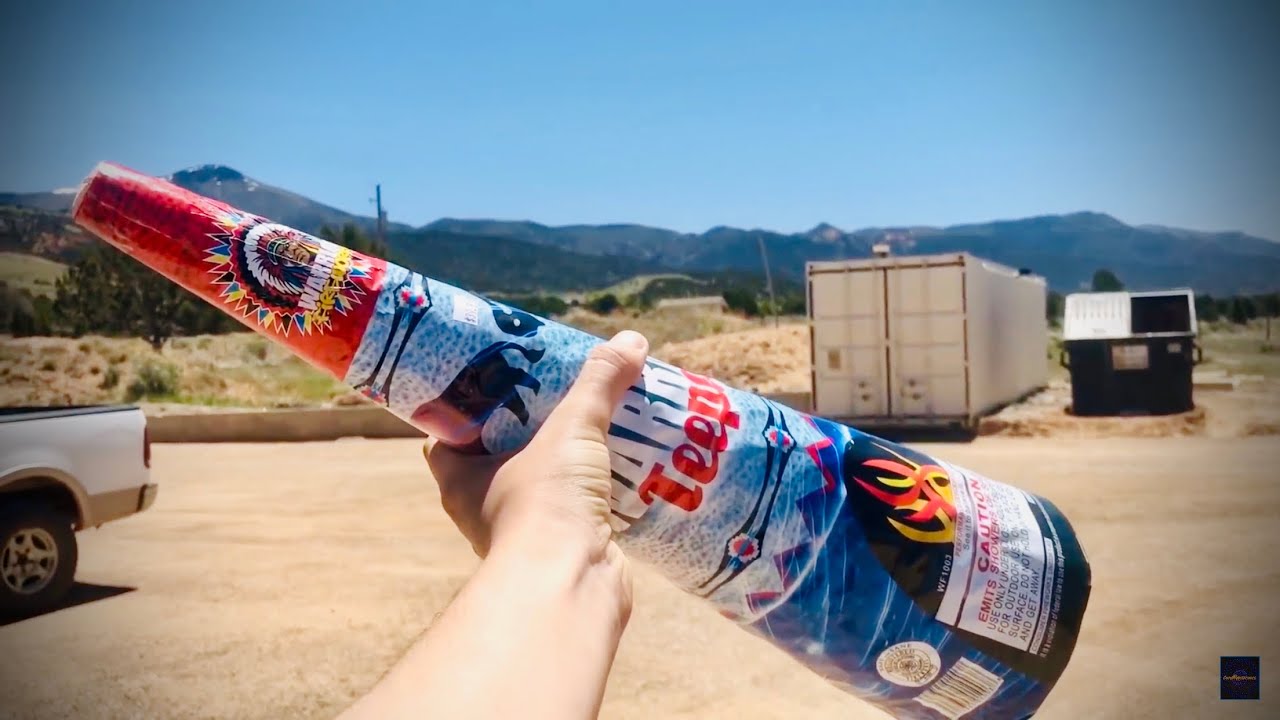 The $40 Cone Firework Fountain... - YouTube