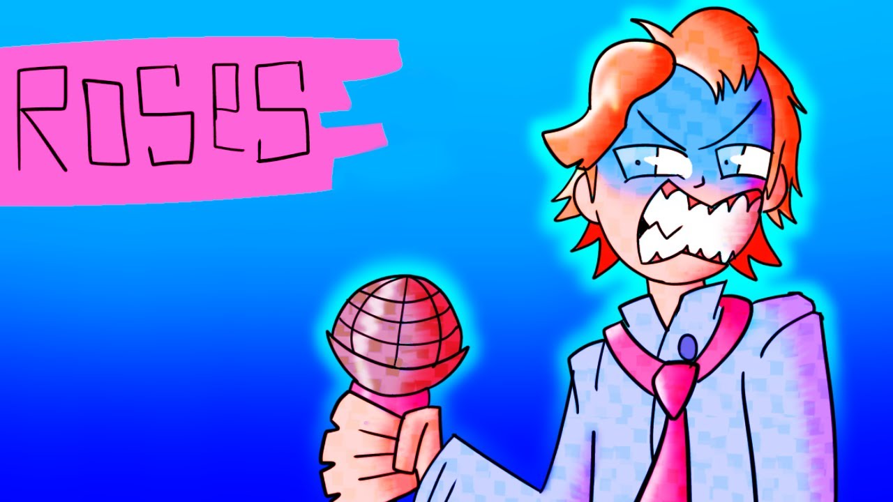 Fnf Roses Remix V2 - YouTube